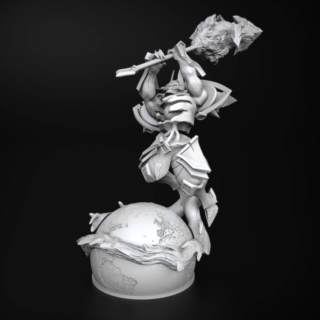 Dark Star Mordekaiser League of Legends Figure Statue Alexa - Etsy