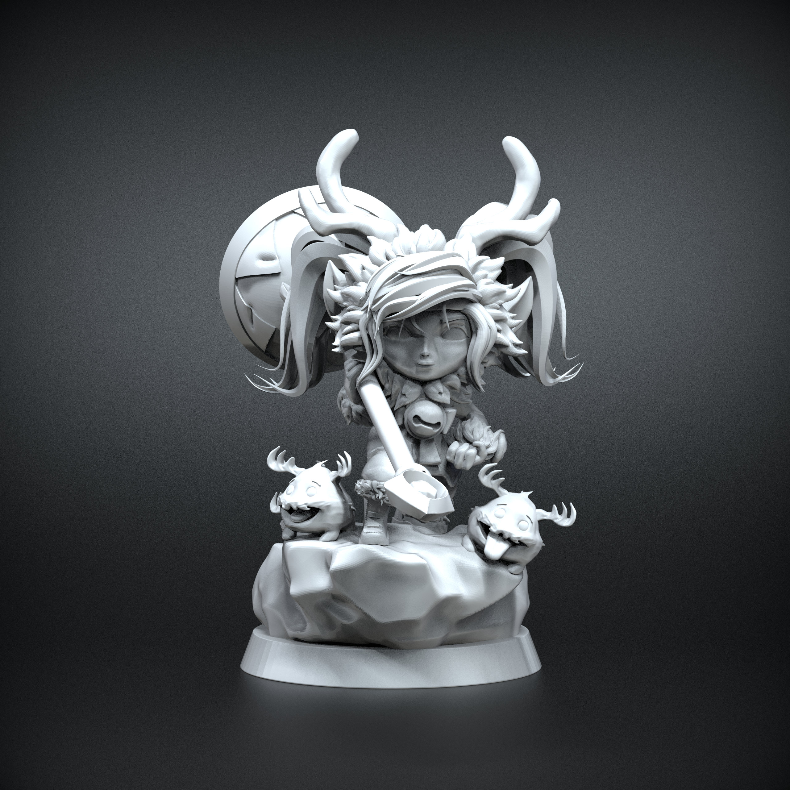 STL Poppy Snow Fawn 3D Print Model 3D Printing Stl File - Etsy