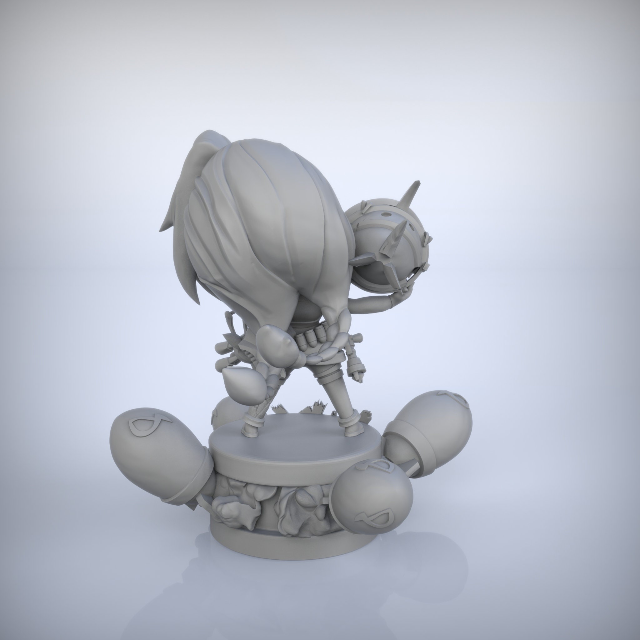 STL Jinx Chibi League of Legends 3D Model to Print 3D Printing Stl File ...