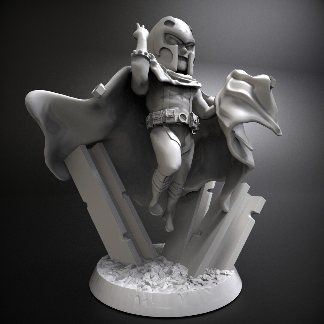STL Magneto Marvel Legends Miniature 3d Model 3D Print Model 3D ...