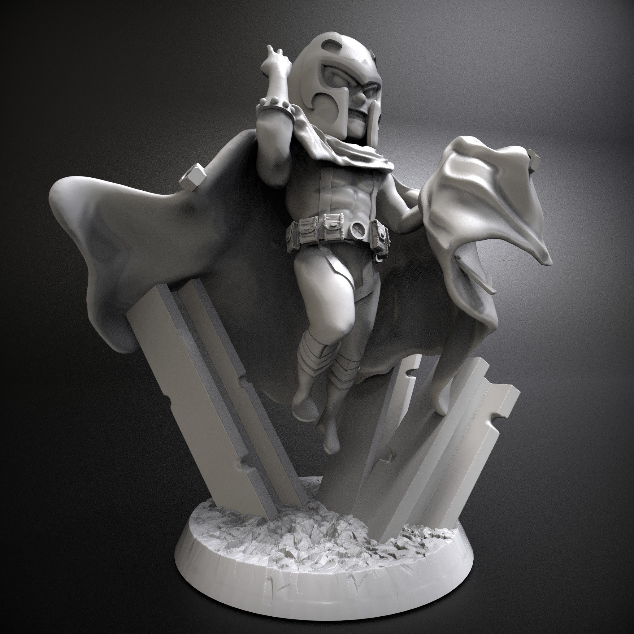STL Magneto Marvel Legends Miniature 3d Model 3D Print Model 3D ...
