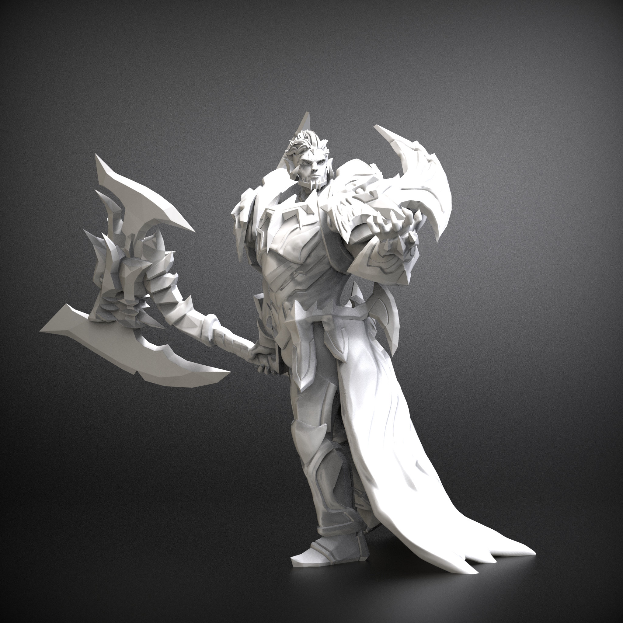 STL Darius God King 3D Print Model League of Legends 3D Print Model 3D ...