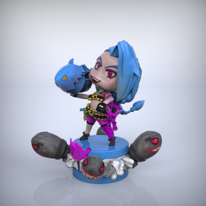 STL Jinx Chibi League of Legends 3D Model to Print 3D Printing Stl File - Etsy