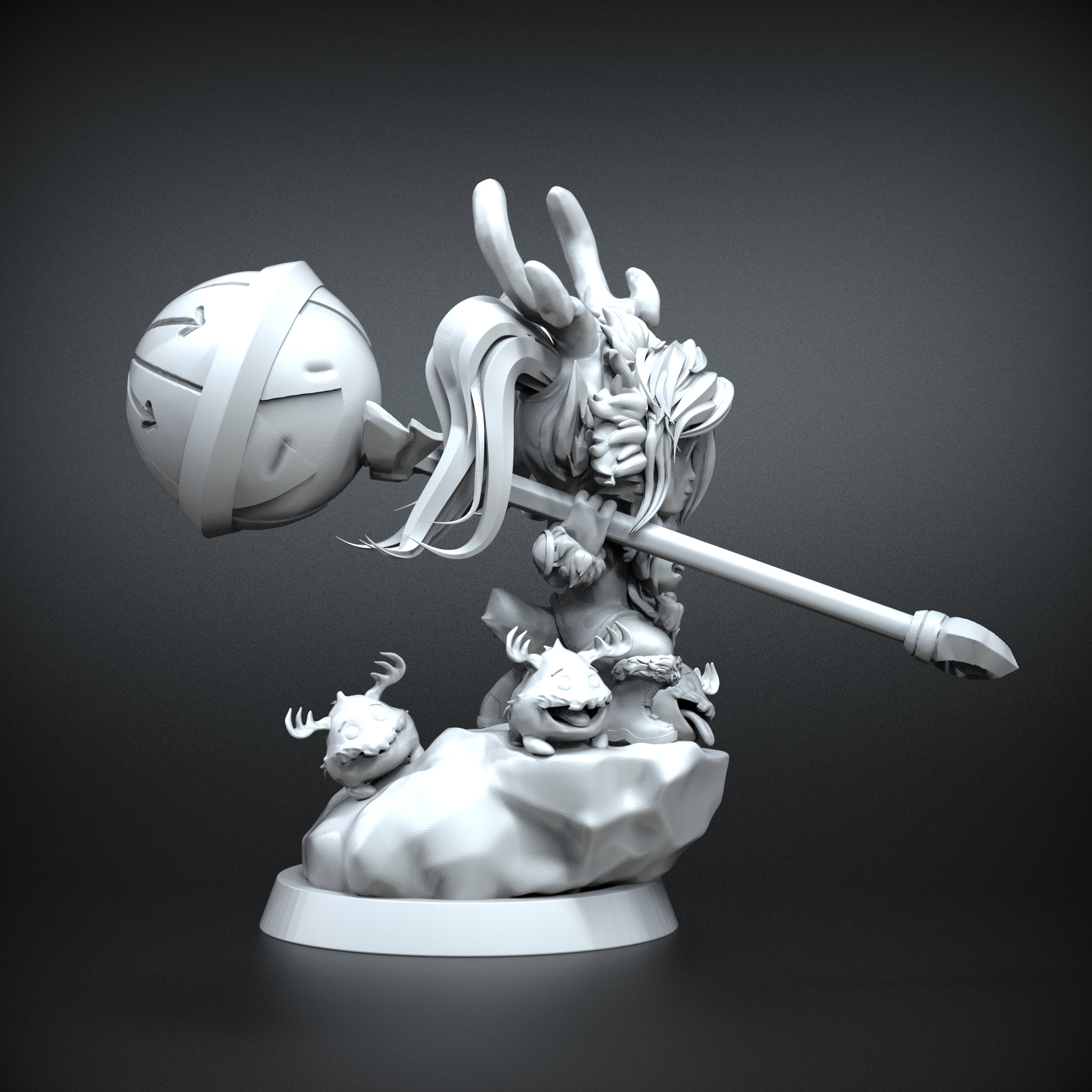 STL Poppy Snow Fawn 3D Print Model 3D Printing Stl File - Etsy