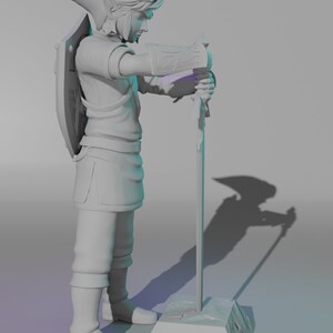 STL Legend of Zelda Link Base Sword 3D Print Model 3D Printing Stl File ...