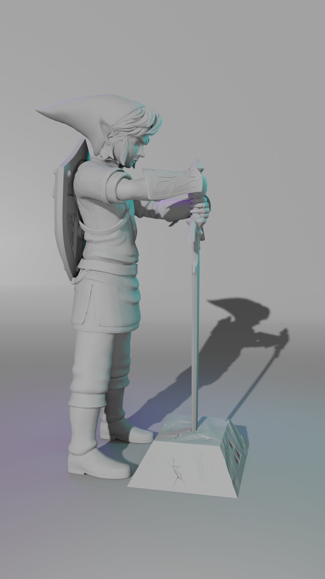 STL Legend of Zelda Link Base Sword 3D Print Model 3D Printing Stl File ...