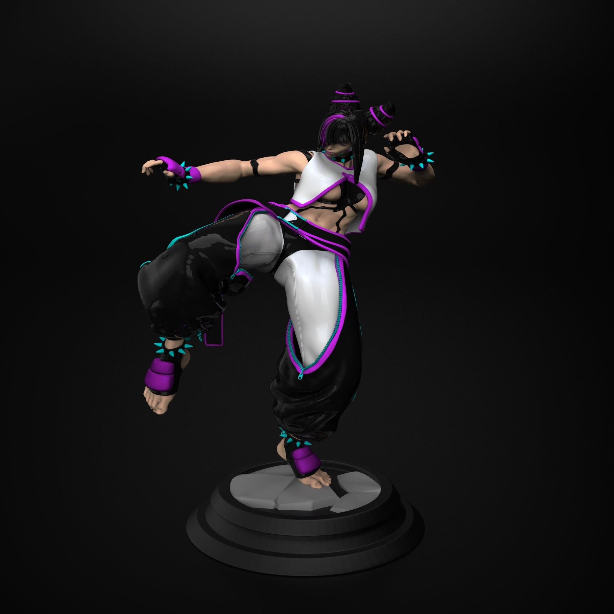 STL Street Fighter 6 Juri Han 3D Printing Stl File - Etsy