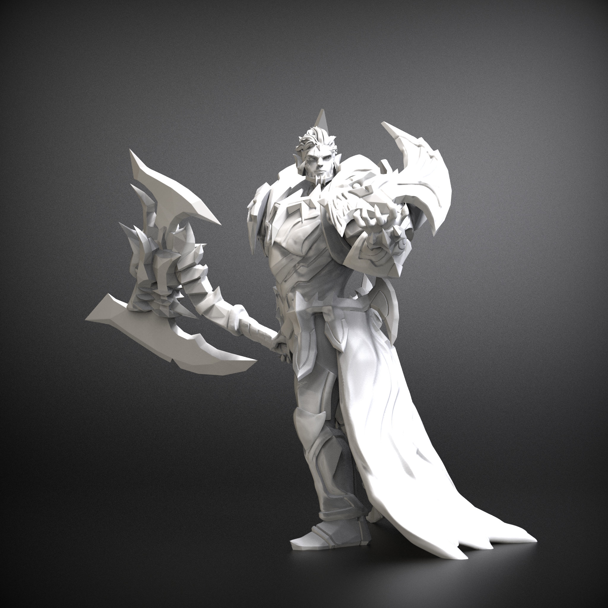STL Darius God King 3D Print Model League of Legends 3D Print Model 3D ...