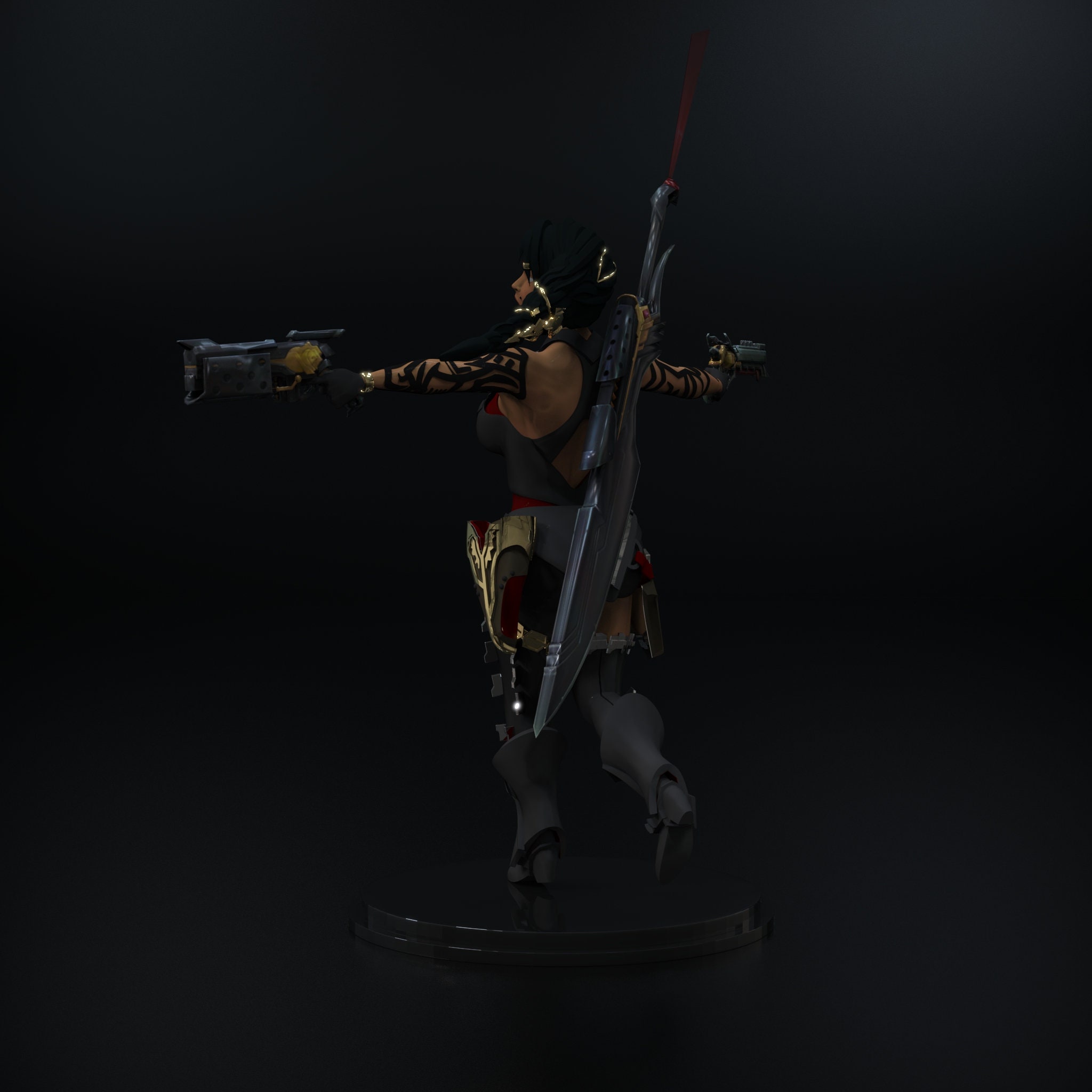 STL Samira League of Legends Base Skin 3D Print Model - Etsy