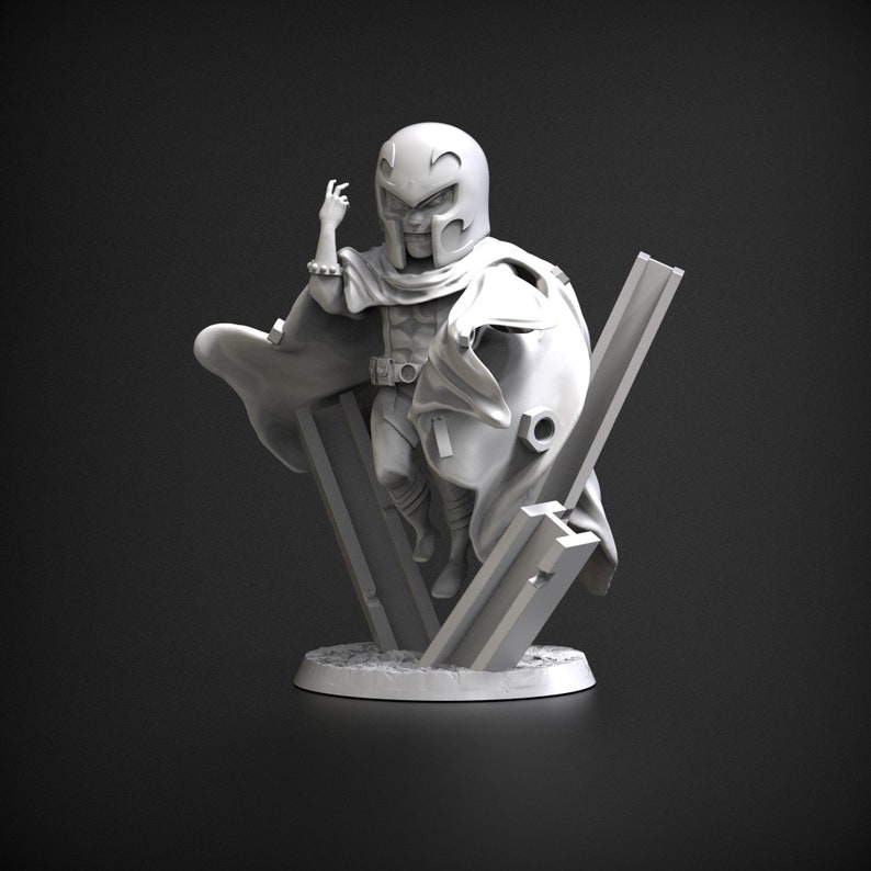 STL Magneto Marvel Legends Miniature 3d Model 3D Print Model 3D ...