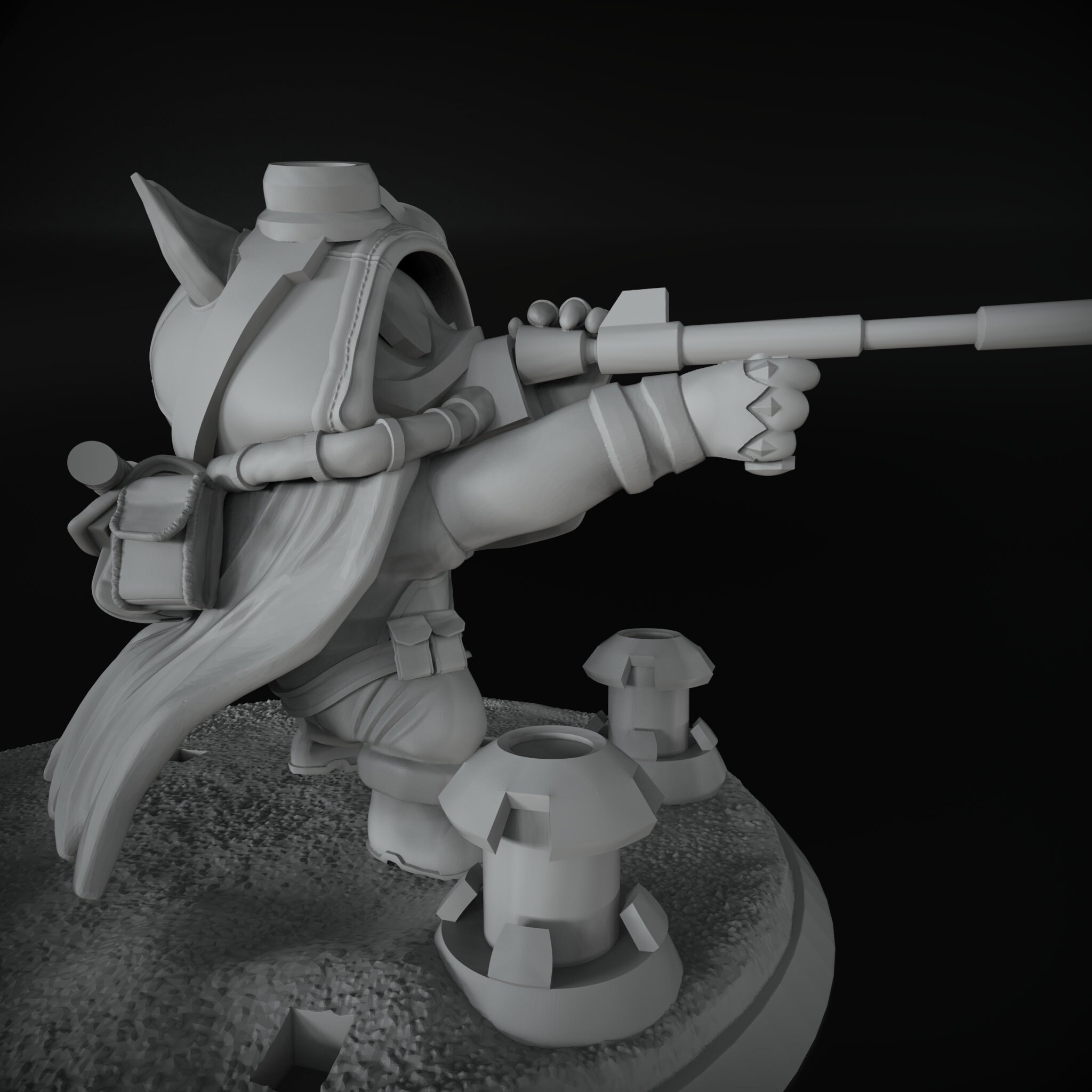 STL Teemo Omega Squad Figure Statue 3D Printing Stl File - Etsy