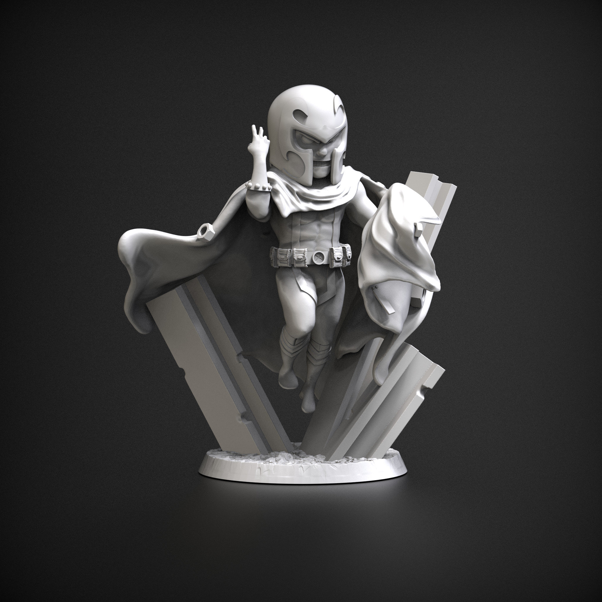 STL Magneto Marvel Legends Miniature 3d Model 3D Print Model 3D ...
