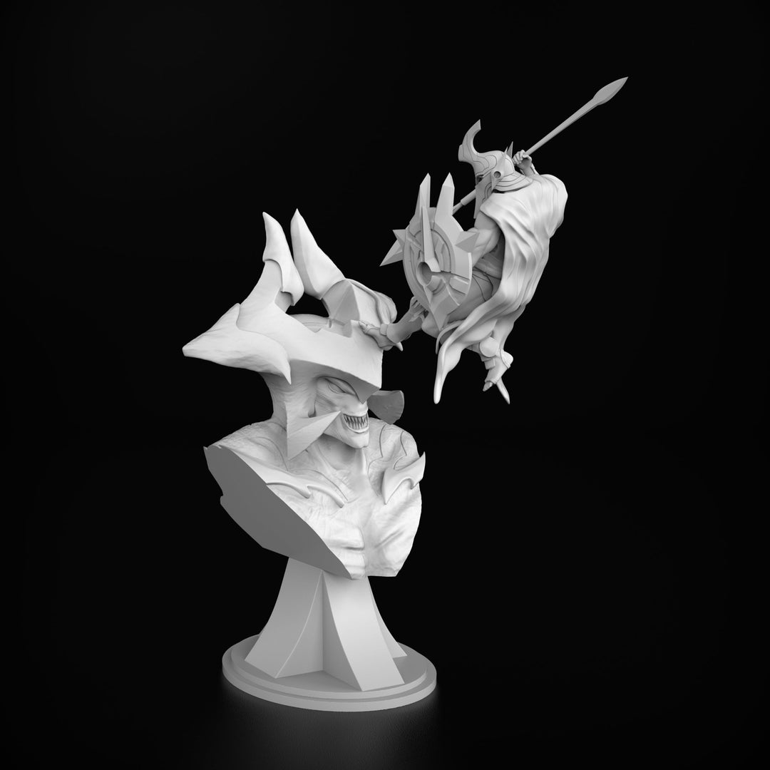 STL Aatrox Vs Pantheon Figure Statue 3D Printing Stl File - Etsy
