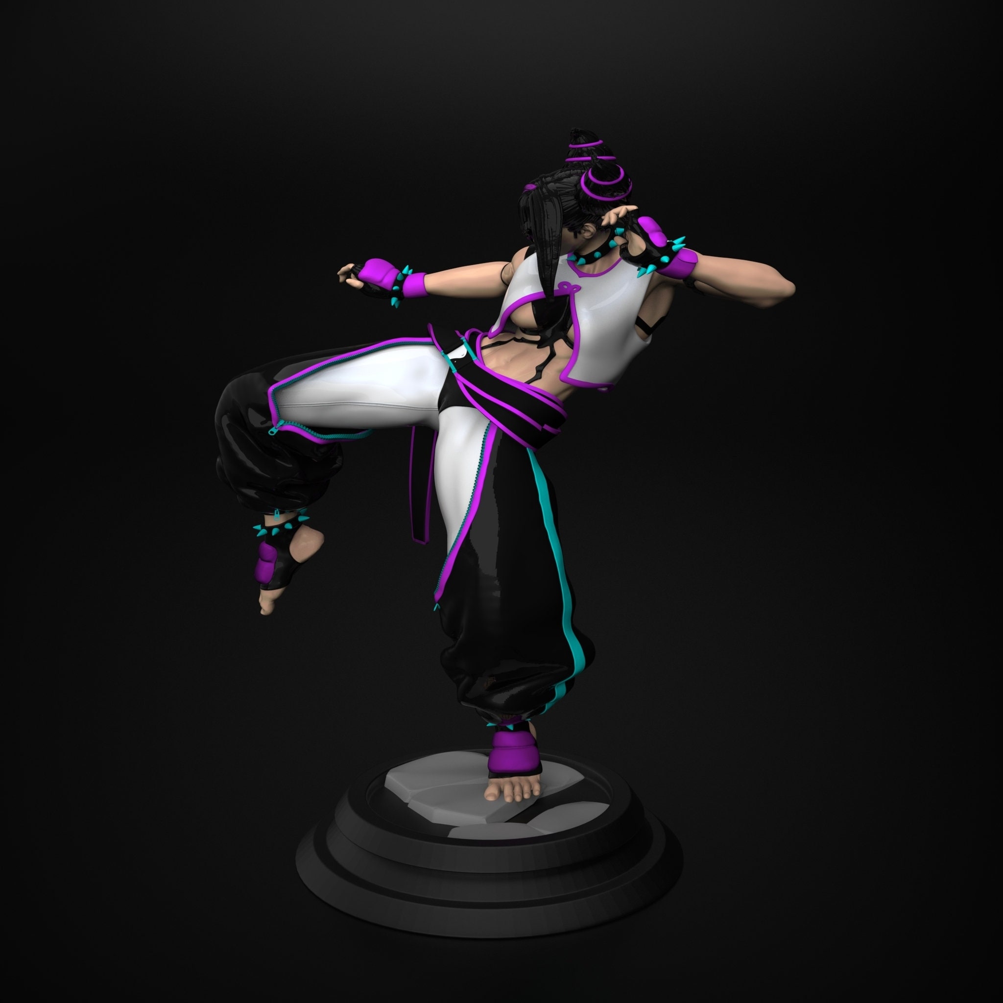 STL Street Fighter 6 Juri Han 3D Printing Stl File - Etsy