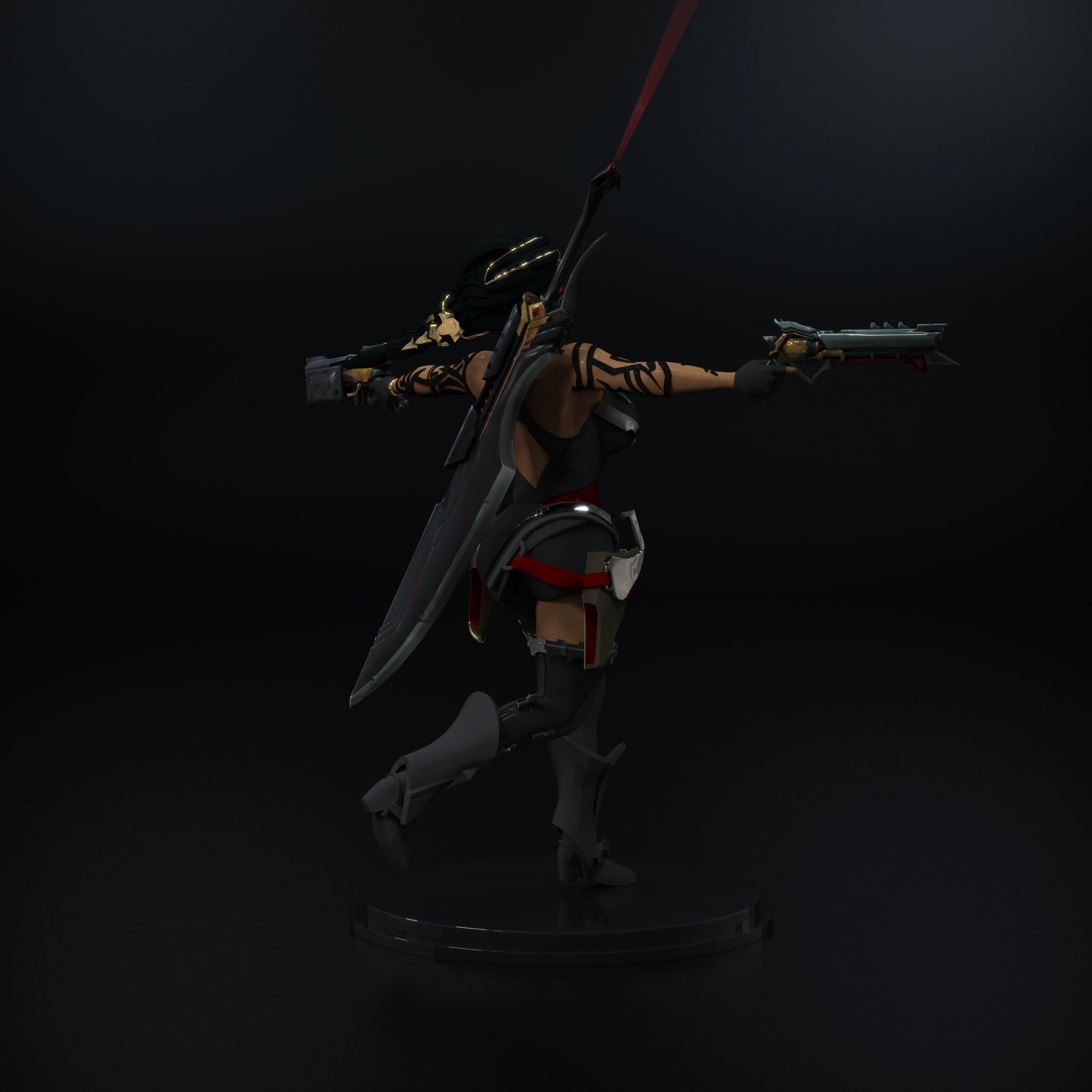STL Samira League of Legends Base Skin 3D Print Model - Etsy