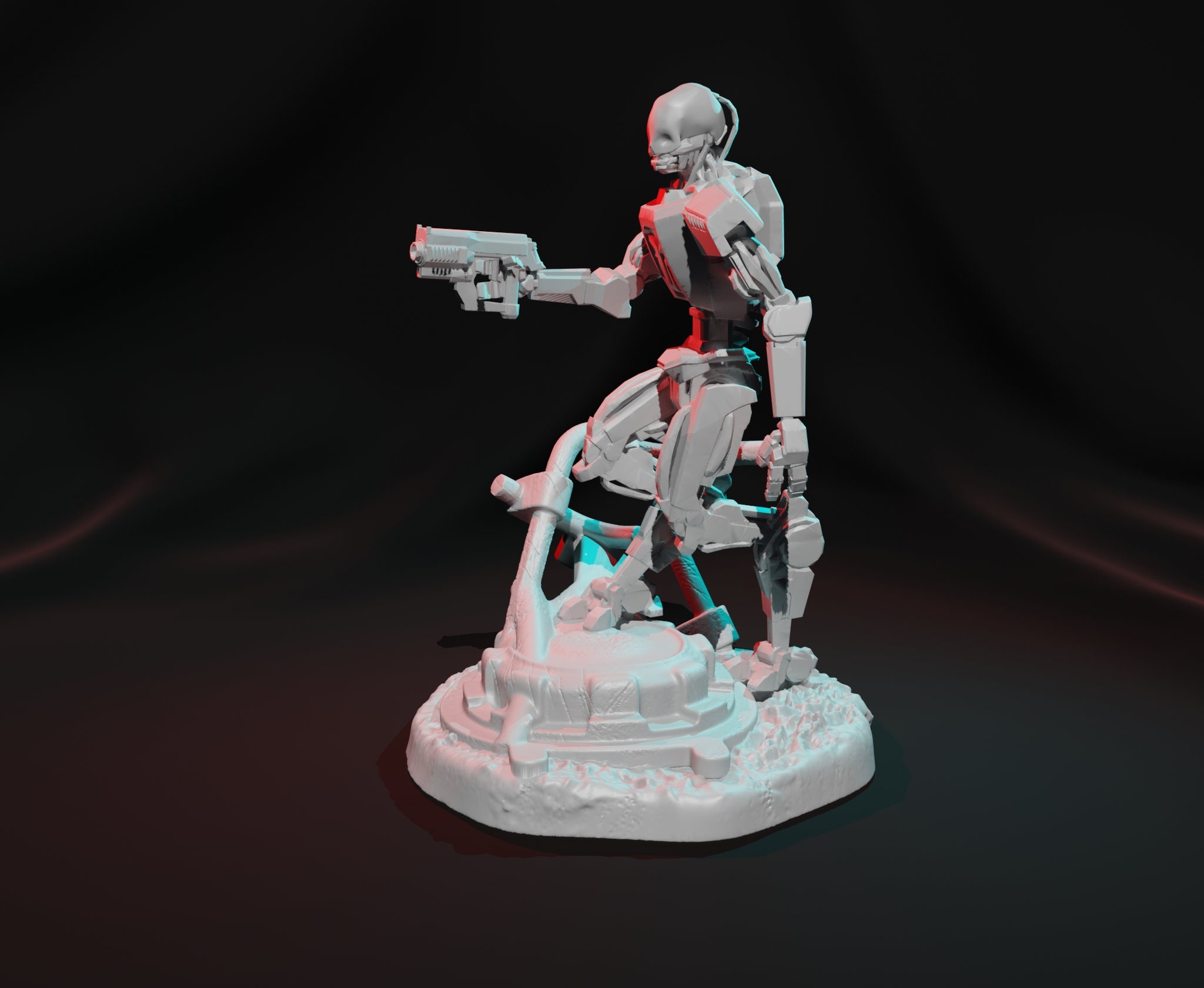Helldivers 2 Statue Full 2 Heads Game Automaton 3D Printing Stl File - Etsy