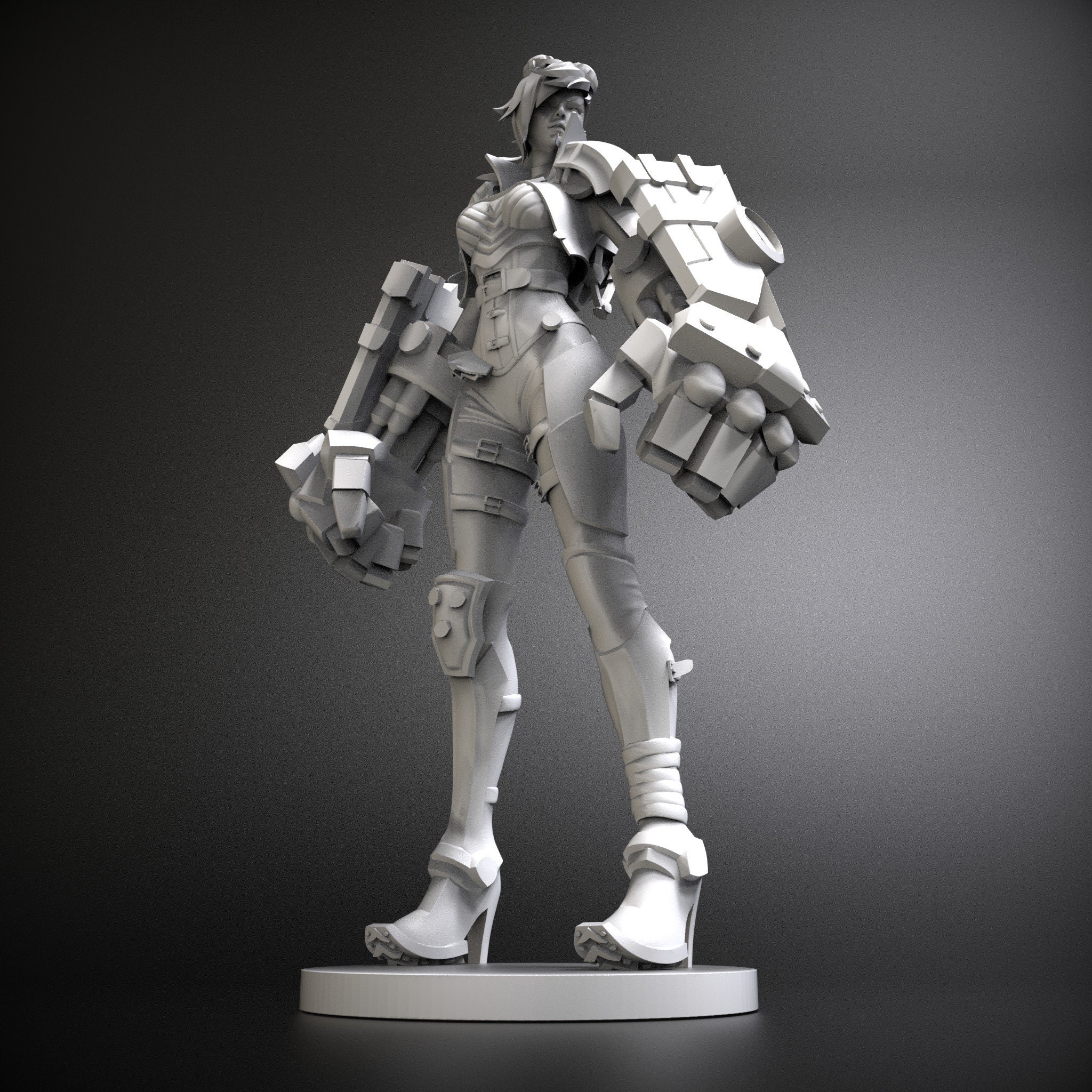 STL Vi Arcane 3d Model to Print League of Legends 3D Print Model 3D Printing Stl File - Etsy