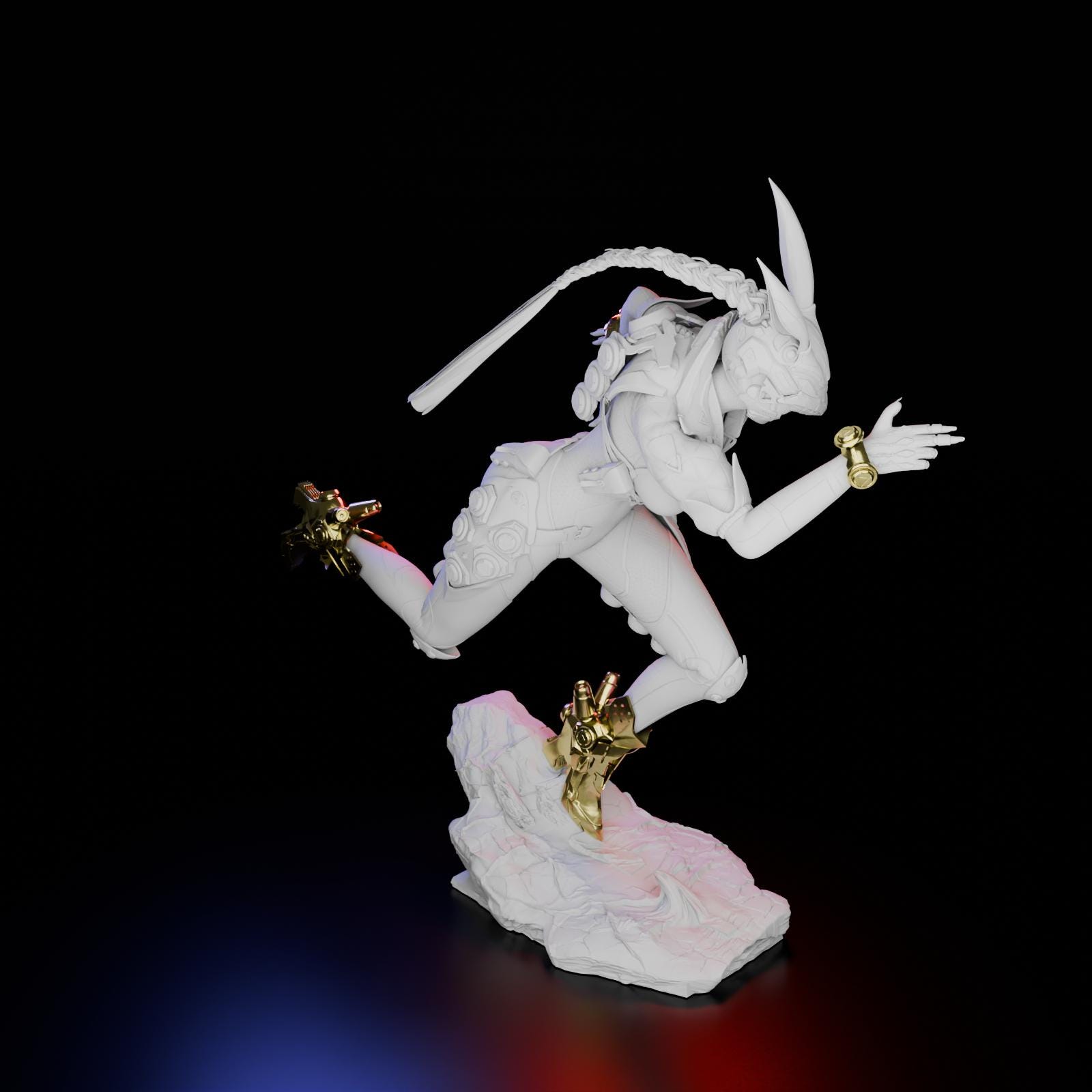 The First Descendant Bunny Pose 3D Model 3D Printing Stl File - Etsy