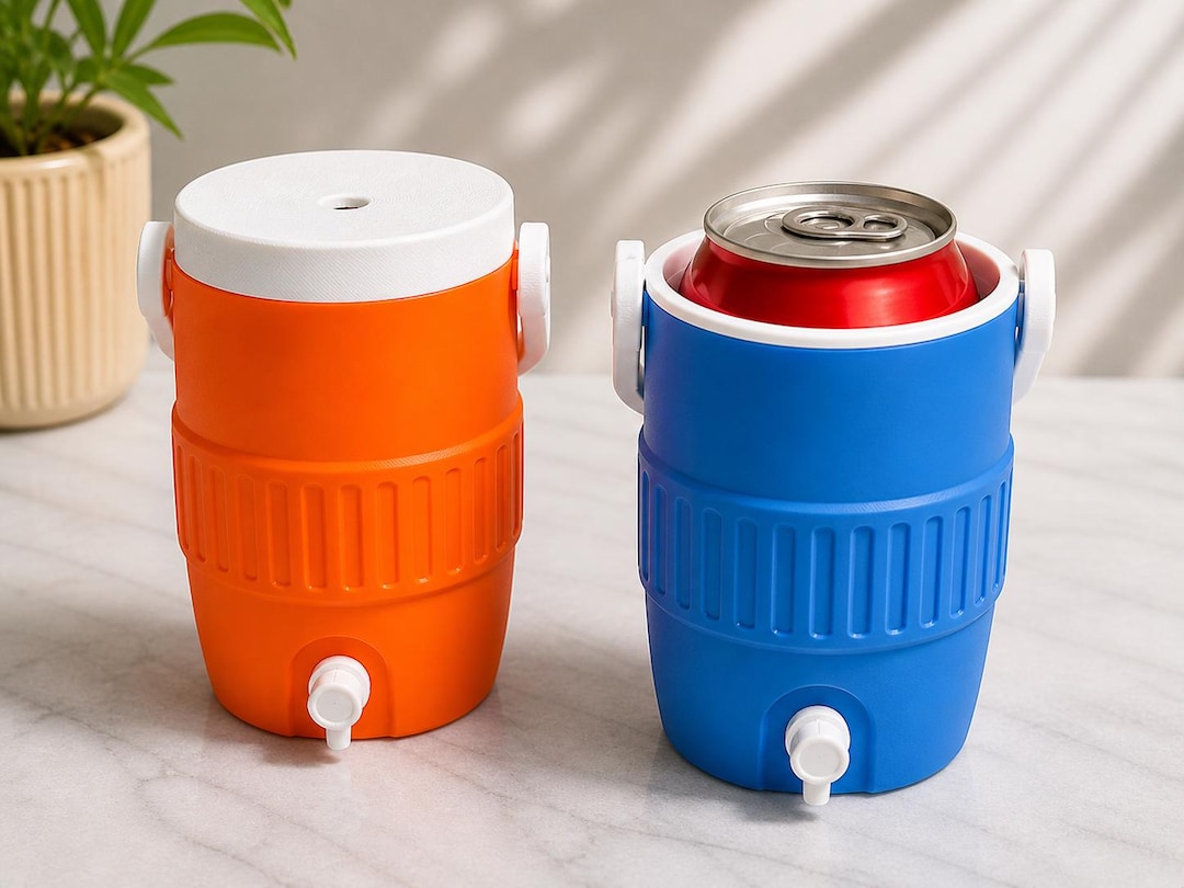 Water Cooler Buddy – Mini Can Cooler Koozie | Novelty Drink Holder ...