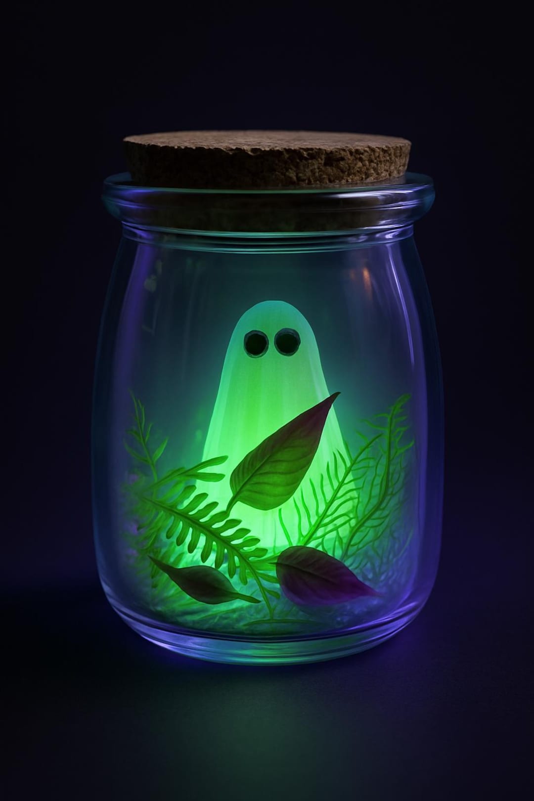 Glow in the Dark Pet Ghost | Halloween Bottle Decor - Etsy