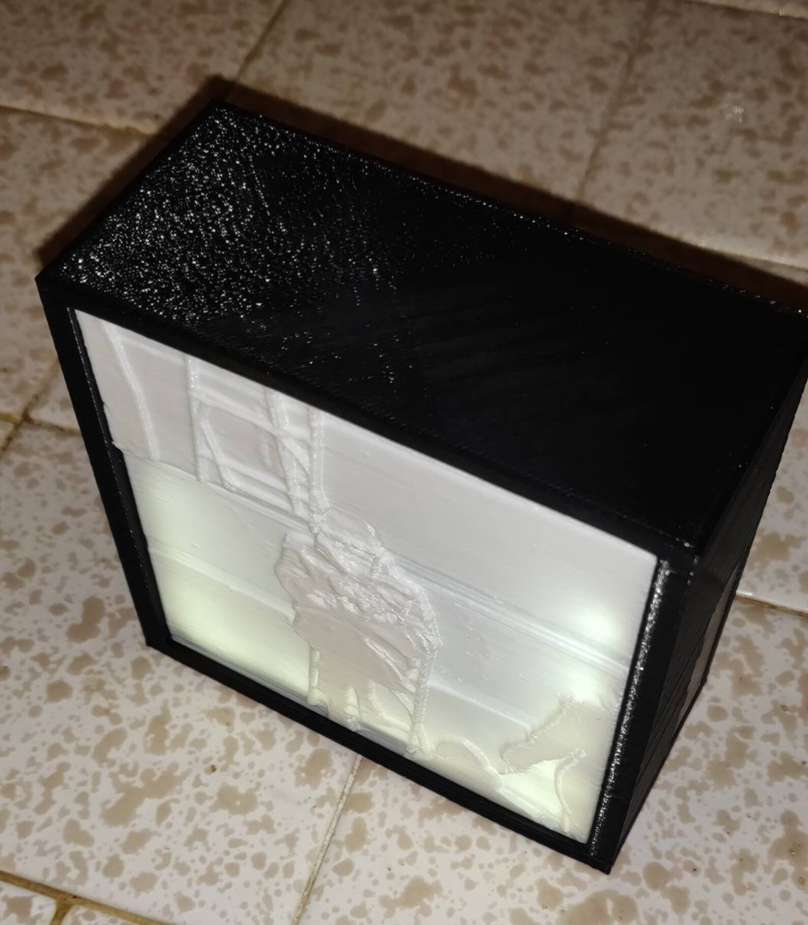 Custom Lithophane Light Box Battery-Powered | Etsy