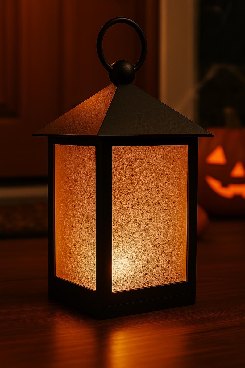 Coraline Inspired LED Lantern – RGB Color Changing Horror Decor ...