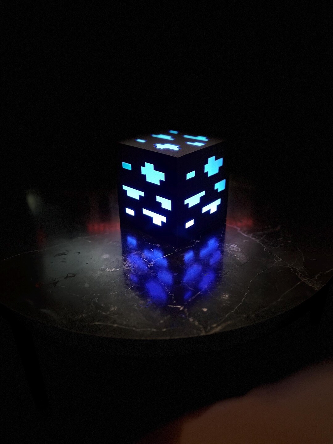 Glowing Pixel Art LED Cube – 3D Printed Gamer Room Decor and Night ...