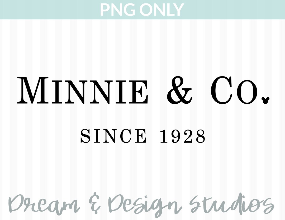 Minnie & Co. PNG Digital Download, Silhouette, Cricut - Etsy