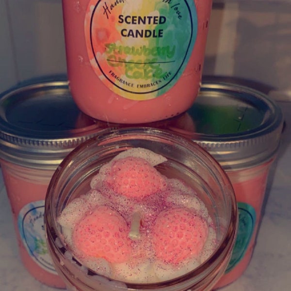 Strawberry Cheese Cake - Etsy
