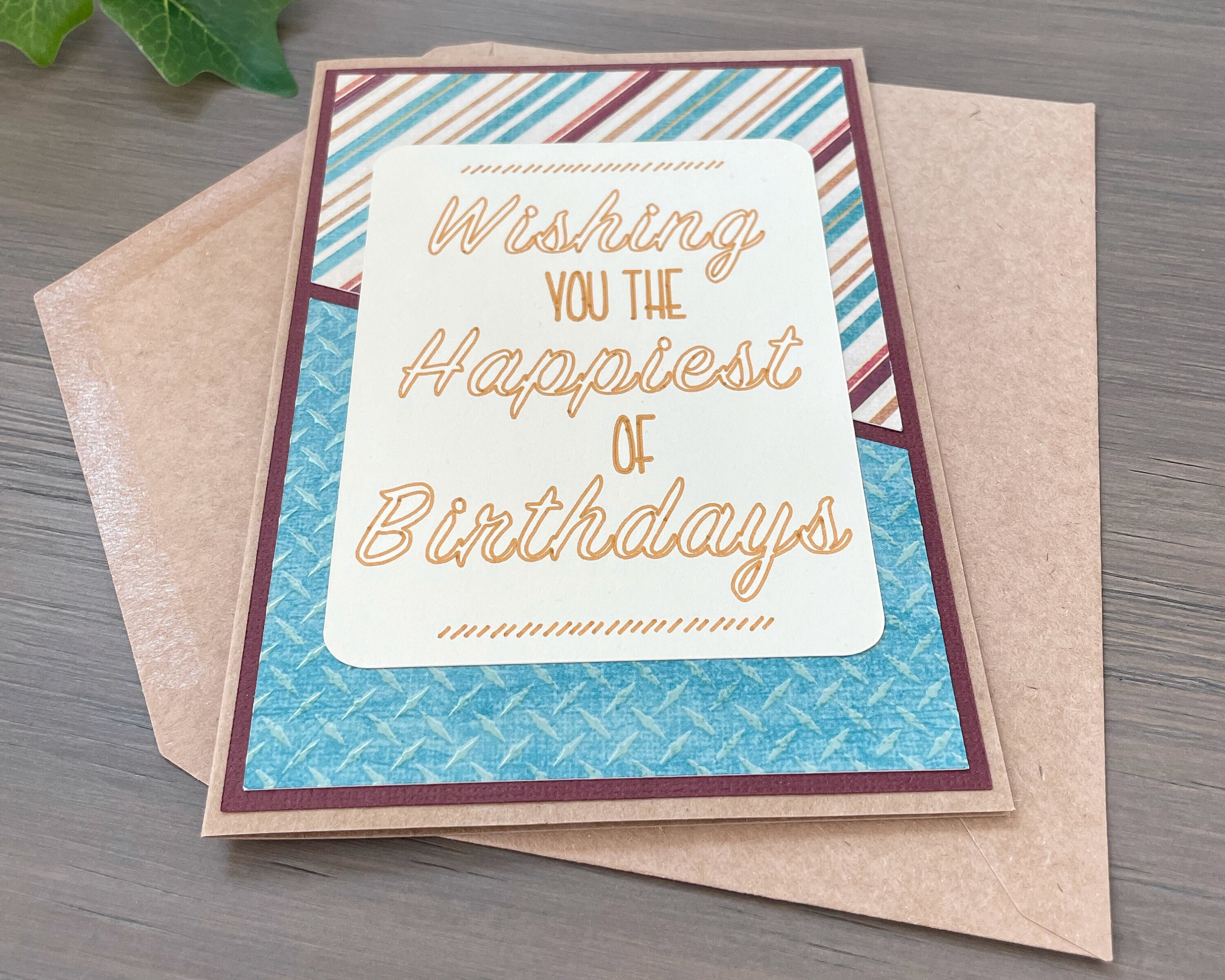 Birthday Card | Happy Birthday Card | Handmade Birthday Card | Wishing ...