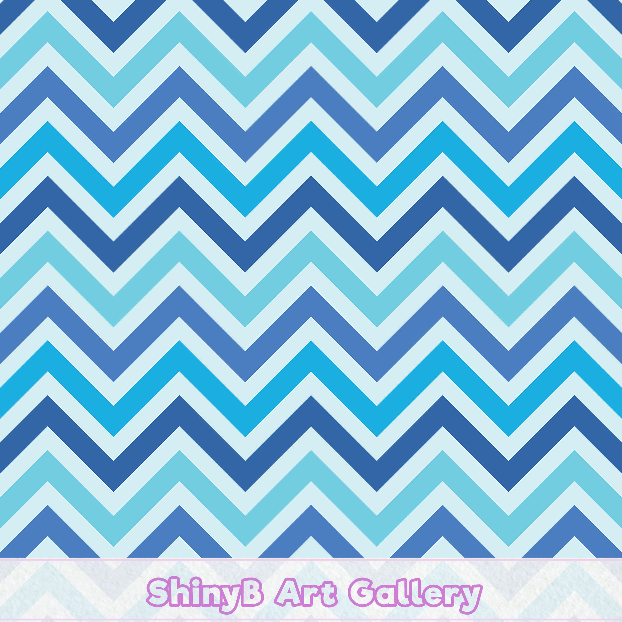 Blue Lined Pattern, Zig Zag Pattern, Cool Color, Seamless Repeat ...