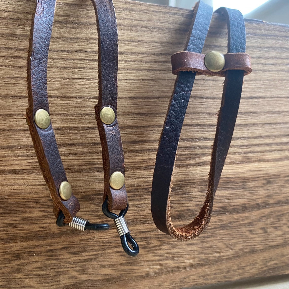 Adjustable eyeglass strap leather sunglasses strap for men | Etsy