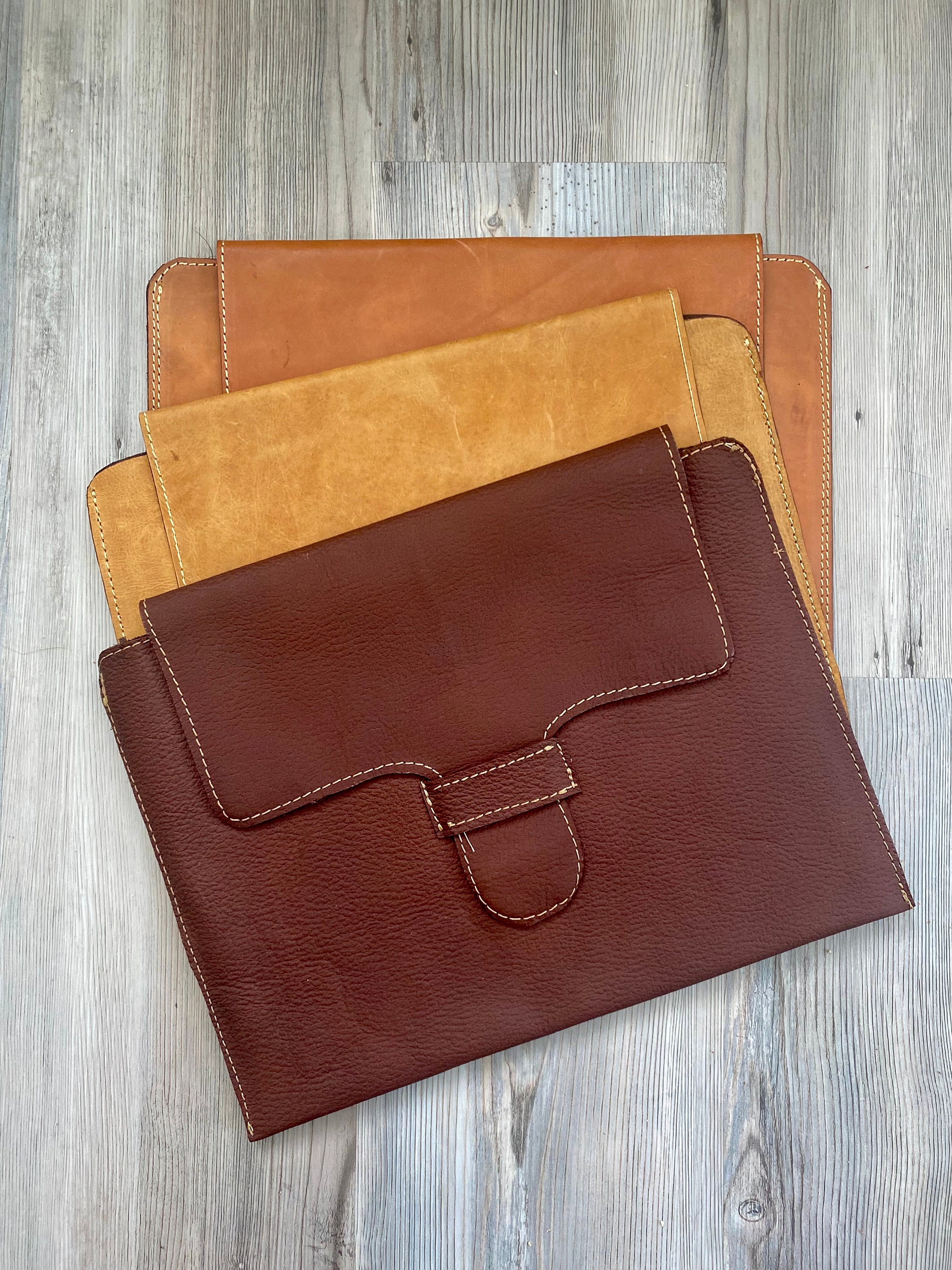 Handmade Leather Sleeve for Tablet, Leather iPad Sleeve, Tablet Case ...