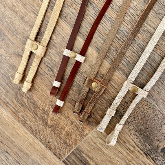 Plastic-free Adjustable Eyeglass Strap Metallic Series: | Etsy