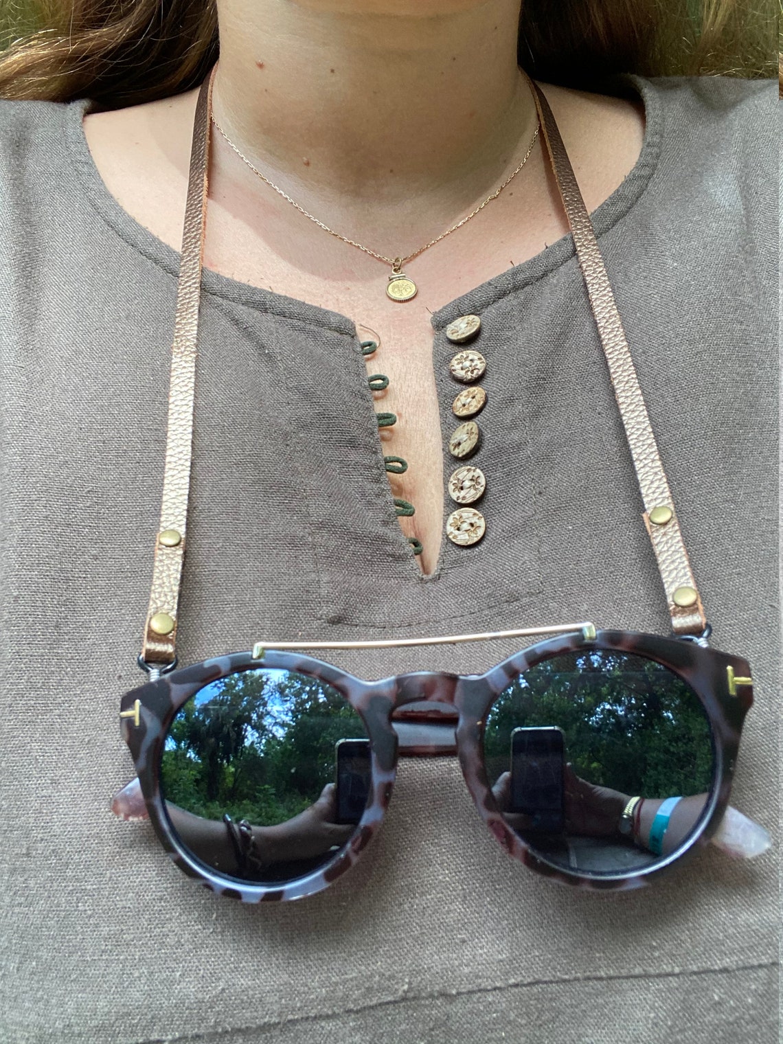 Adjustable eyeglass strap leather sunglasses strap for men | Etsy