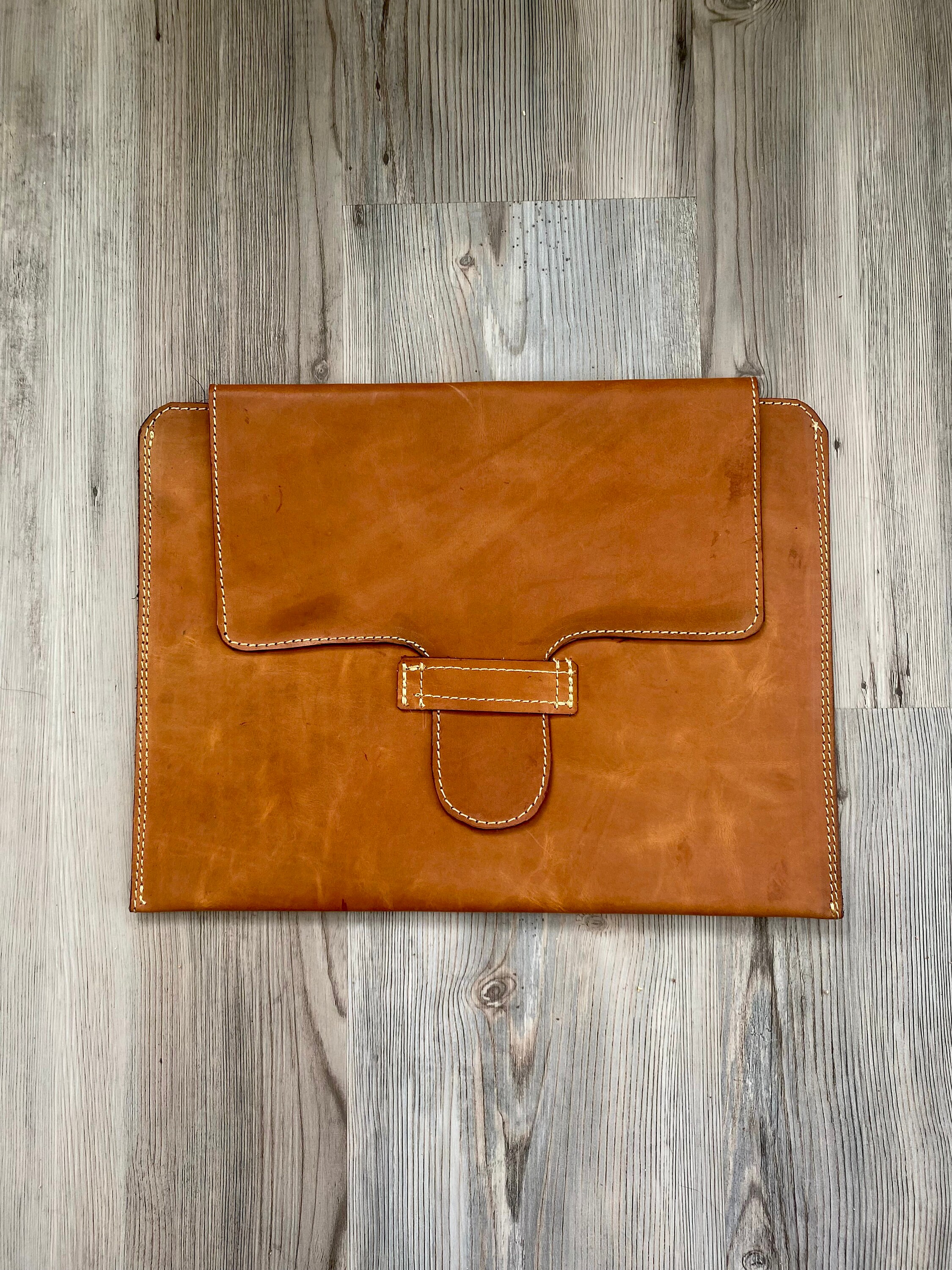 Handmade Leather Sleeve for Tablet, Leather iPad Sleeve, Tablet Case ...
