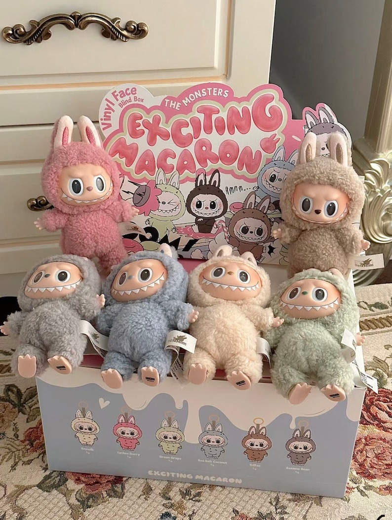 POP MART Labubu the Monsters Exciting Macaron Plush Series Confirmed ...