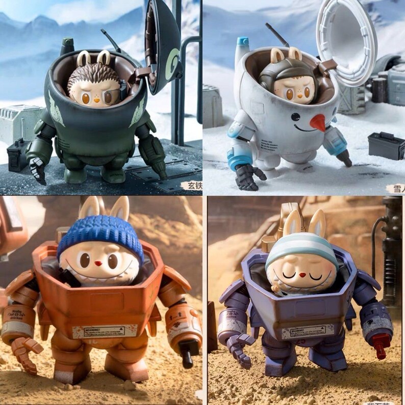 POP MART Labubu Los Monstruos X Kow Yokoyama Ma.K. Caja ciega Figura ...