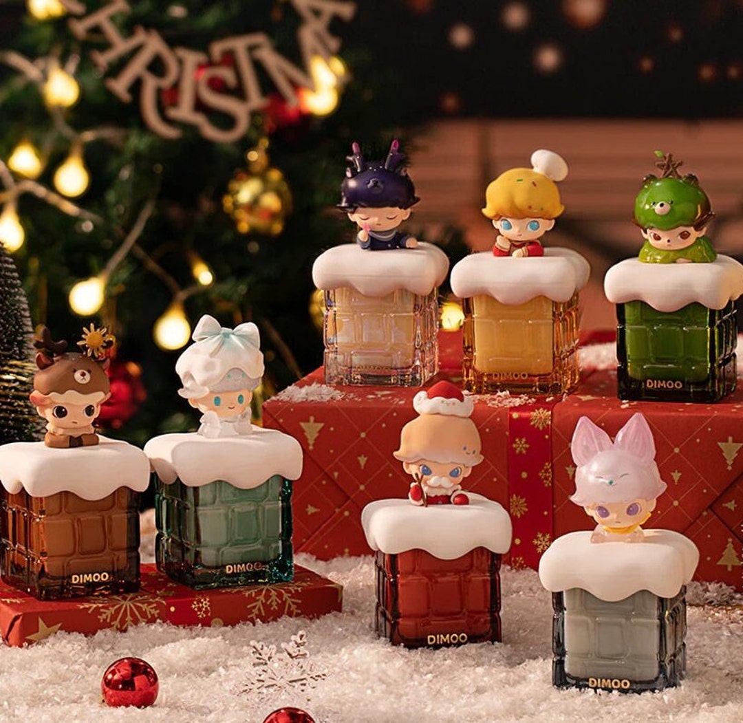 Christmas Candle POP MART Dimoo Letters From Snowman Series Scented ...