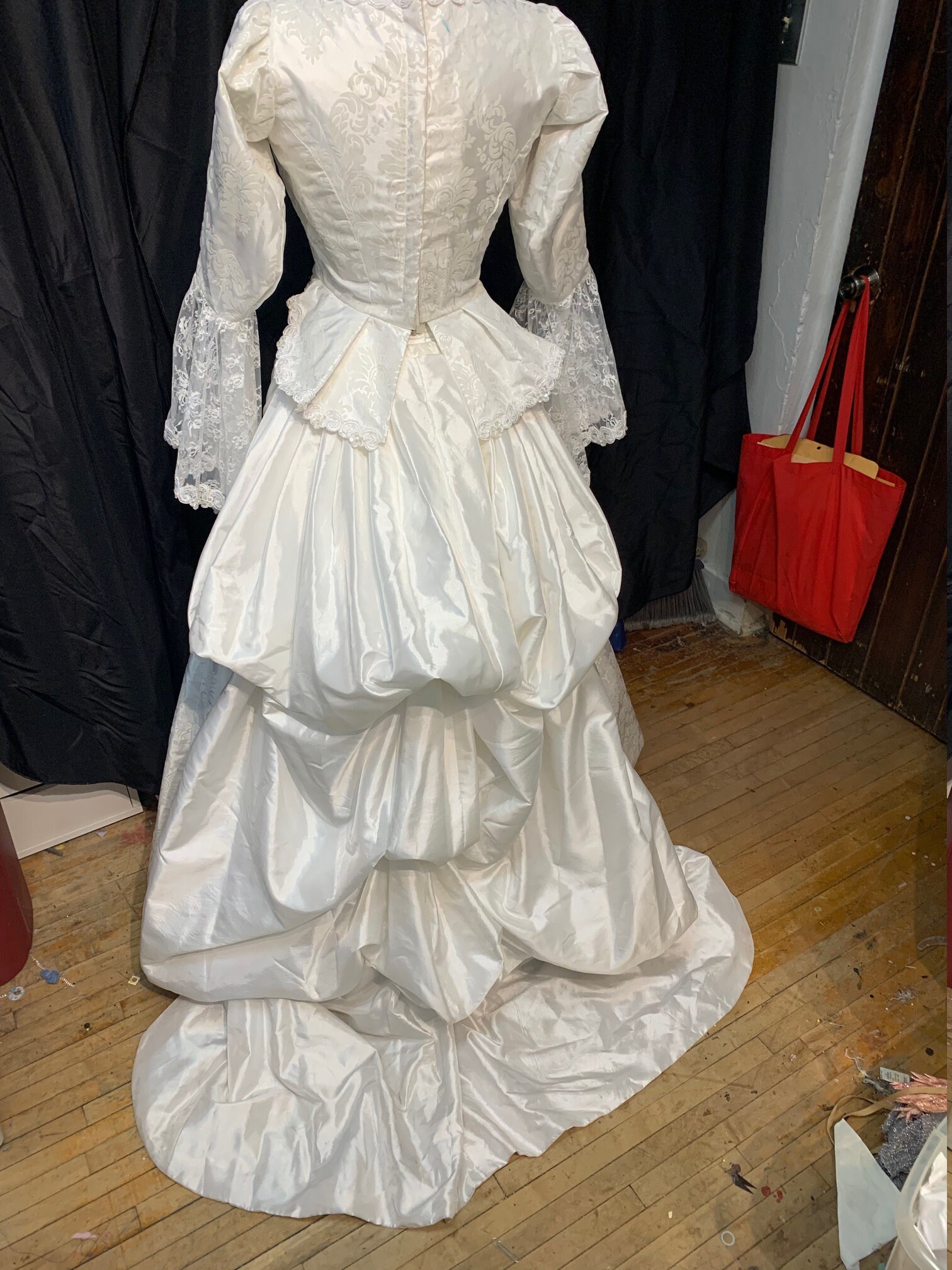 FOR ORDERS ONLY - Custom Made - 1880s Victorian Evening Dress/wedding ...