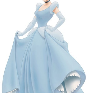 Cinderella Costume, Disney Cinderella Cosplay Dress Adult Women Outfit ...