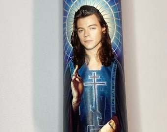 Harry Styles Jesus Candle | Etsy