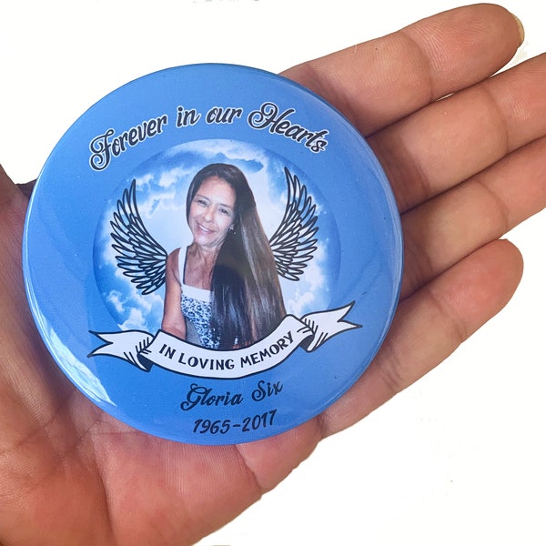 Memorial Buttons - Etsy