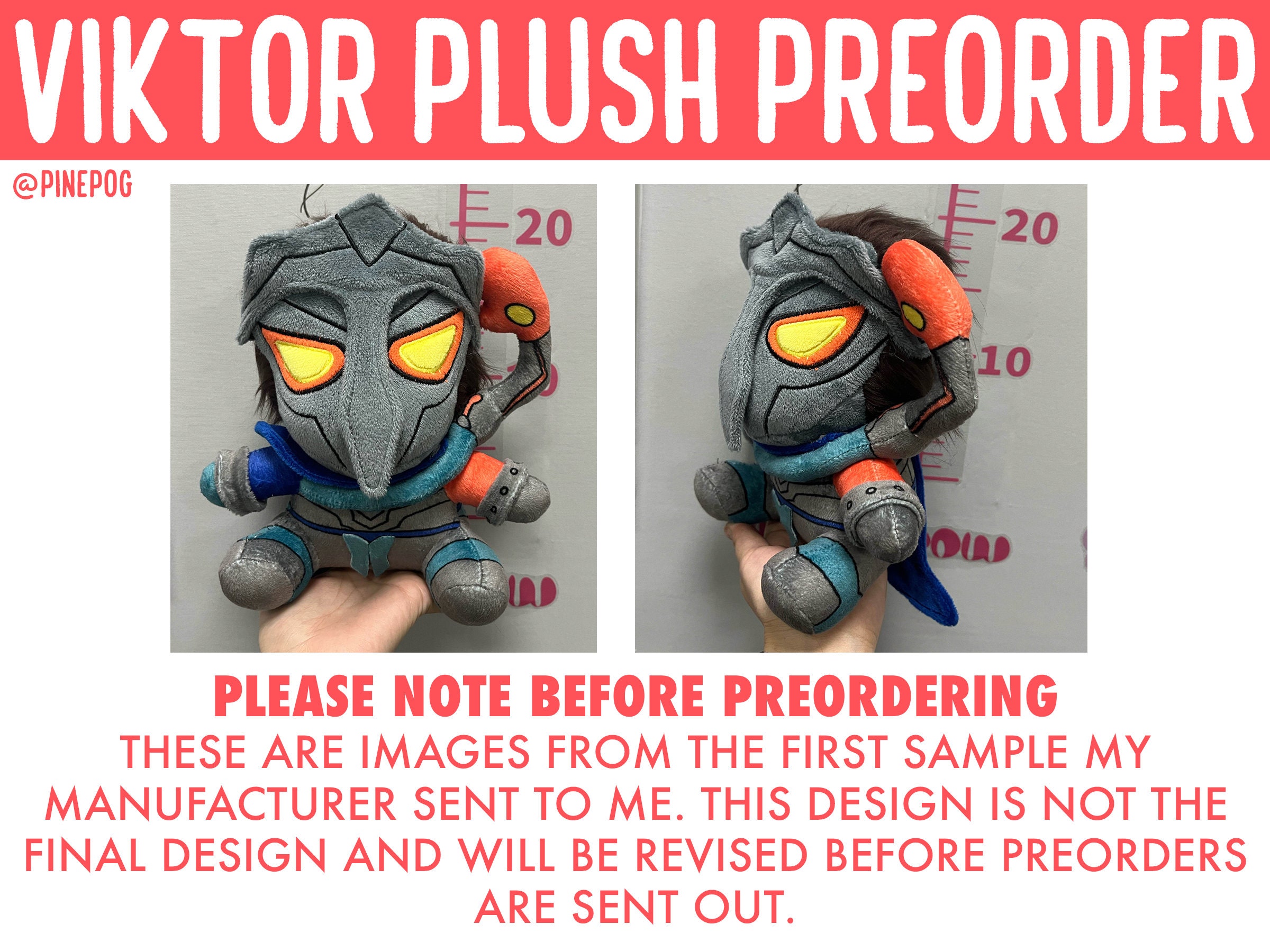 Viktor the Machine Herald Plush arcane / League of Legends | Etsy