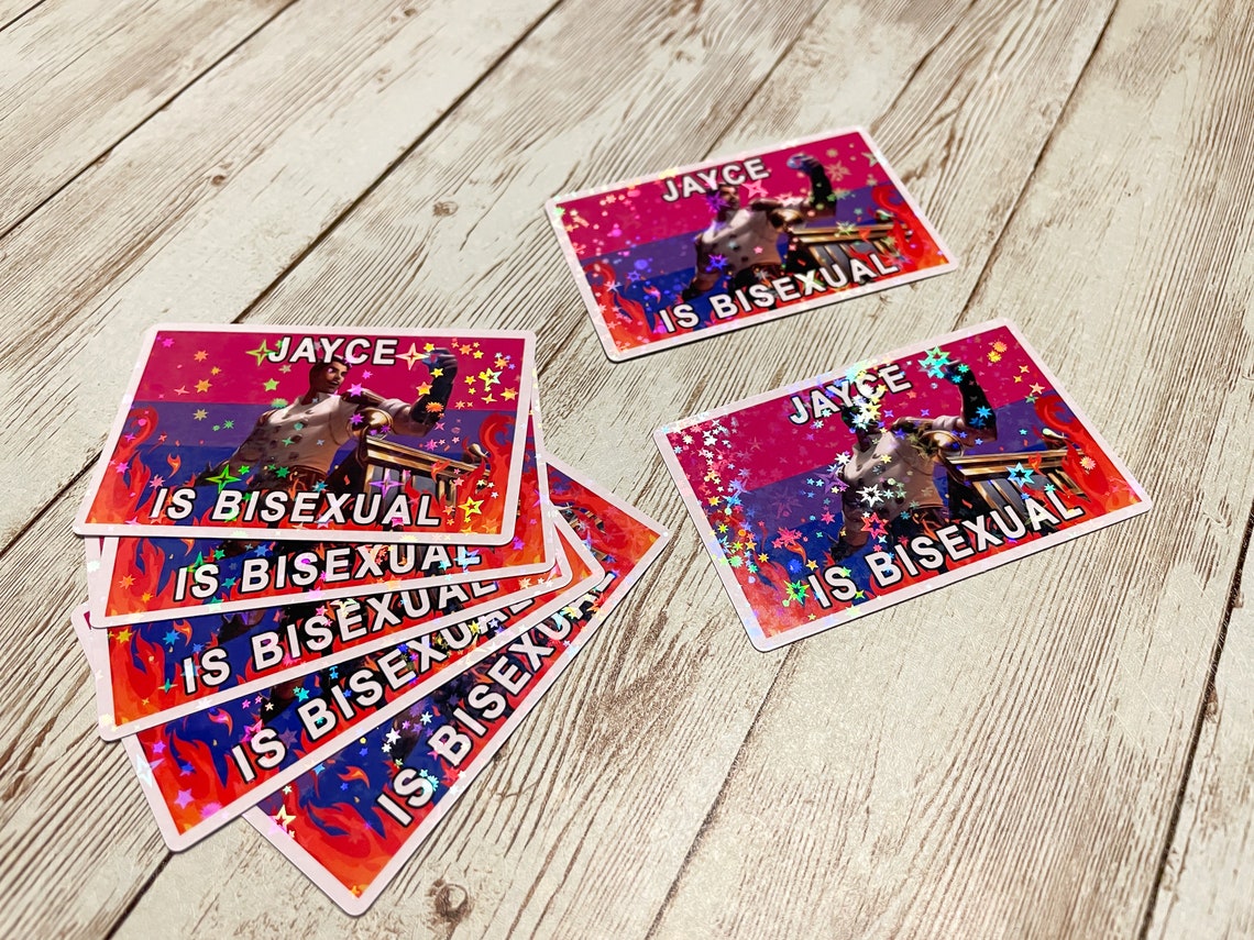 Jayce Bisexual Sticker league of Legends / Arcane - Etsy