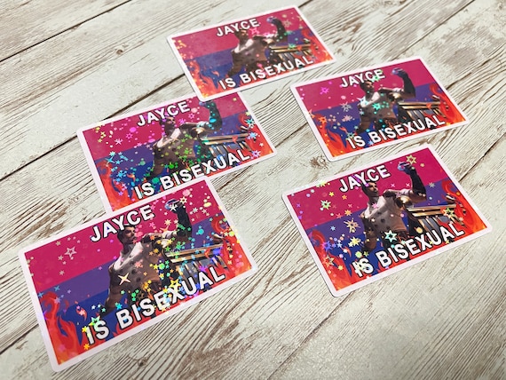 Jayce Bisexual Sticker league of Legends / Arcane - Etsy