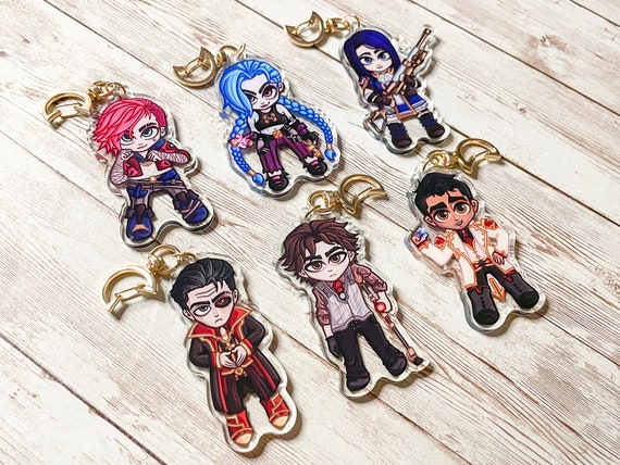 Arcane / League of Legends Keychains - Etsy