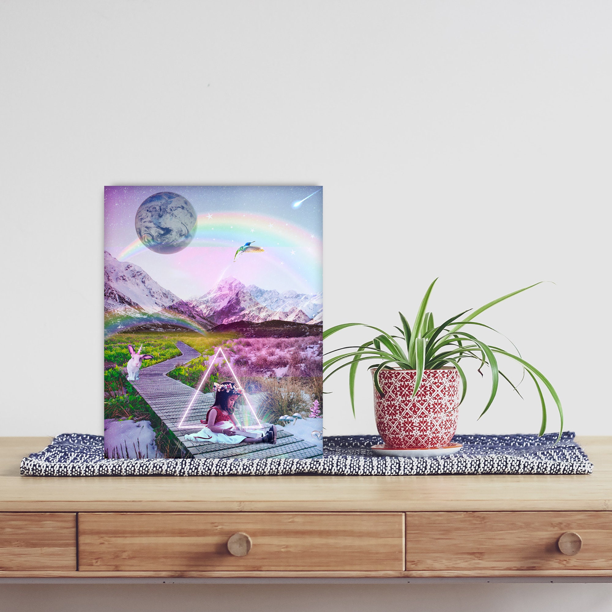 Inner Child Art, Mushroom Art, Inner Child Healing Art, Imagination ...