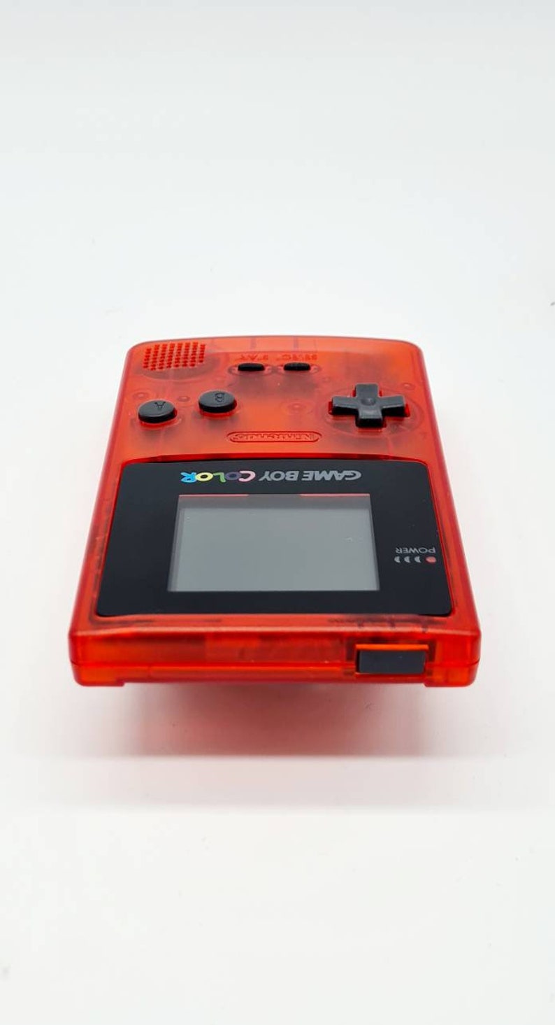 Transparent Red Gameboy Color Everything New LCD Screen & | Etsy