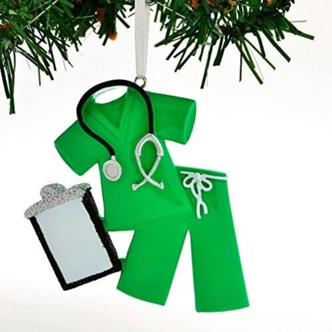 Nurse Christmas Ornament, Medical Doctor Hero Personalized Christmas ...